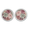 Chic Classy Cufflinks With French Floral Art | Zazzle