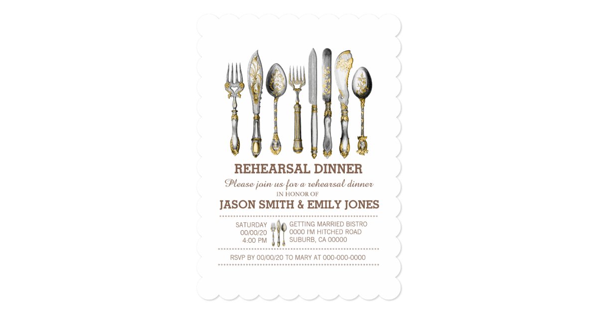 Chic dinner party invitation | Zazzle.com