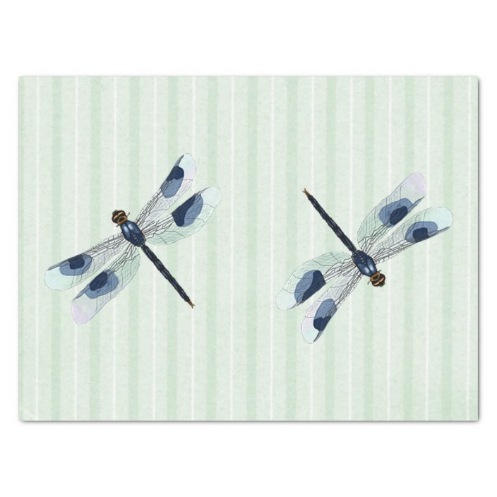 Chic Dragonflies Tissue Paper | Zazzle.com
