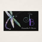 Dragonfly Monogram Business Business Card | Zazzle.com