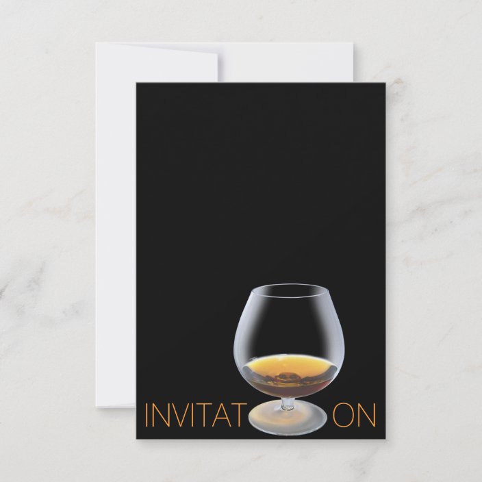 Chic Drink Dinner Vip Personalized Invitation | Zazzle.com