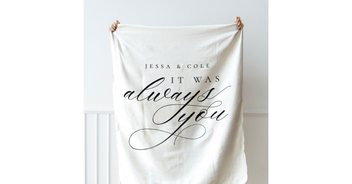 Chic Elegant Romantic Wedding Photo Backdrop | Zazzle