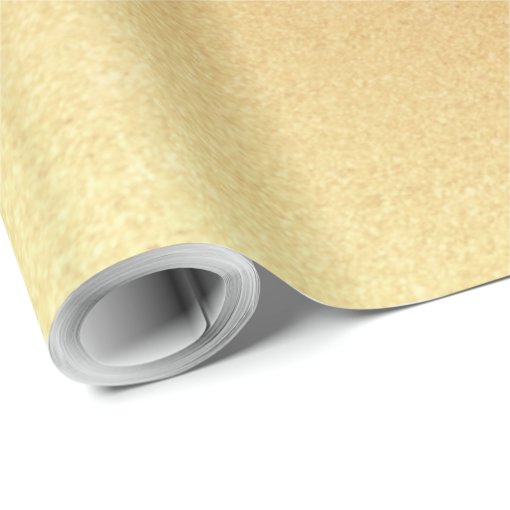 Chic Faux Gold Glitter Elegant Modern Glossy Gift Wrapping Paper | Zazzle