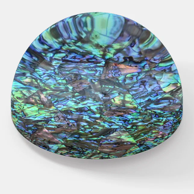 Chic Faux Mother Of Pearl Paperweight | Zazzle