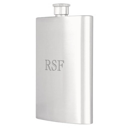 CHIC FLASK_CLASSIC MONOGRAM HIP FLASK | Zazzle