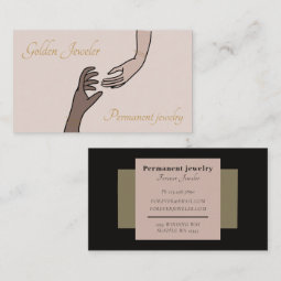 Chic Forever Jewelry Permanent Bracelet Business Card | Zazzle