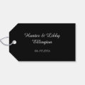 CHIC GIFT TAG_"Thank You!" MODERN BLACK & WHITE Gift Tags | Zazzle