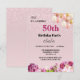 Chic Girly 50th Surprise Birthday Party Invitation | Zazzle