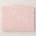 Chic Girly Pale Pink Glitter File Folder | Zazzle