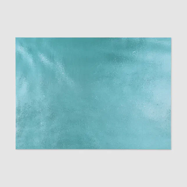 Chic Glam Turquoise Aqua Blue Tissue Paper | Zazzle