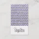 Chic Glitter Chevron Business Card Template | Zazzle