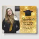 Chic Gold Sparkle Graduate Photo Graduation Guest Book | Zazzle