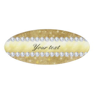 Bling Name Tags | Zazzle