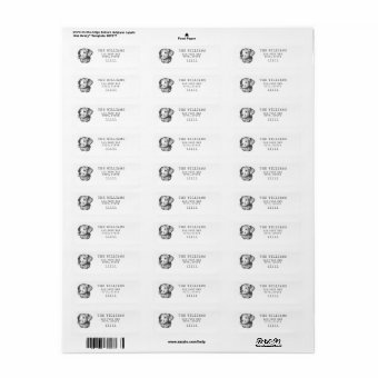 Chic Golden Retriever Return Address Labels | Zazzle