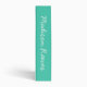 Chic Gray and Turquoise Striped Custom Monogram Binder | Zazzle