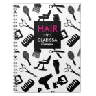 Hairdresser Stick Figure Notebook | Zazzle.com