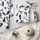Chic Hair Stylist Pattern Wrapping Paper | Zazzle