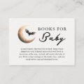 Chic Halloween Baby Shower Books for Baby Enclosure Card | Zazzle