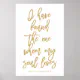 Chic Hand Lettered I have Found the One Sign | Zazzle