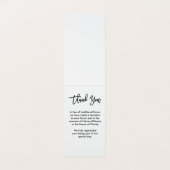 Chic Hand Lettered Wedding Favor Donation Cards | Zazzle