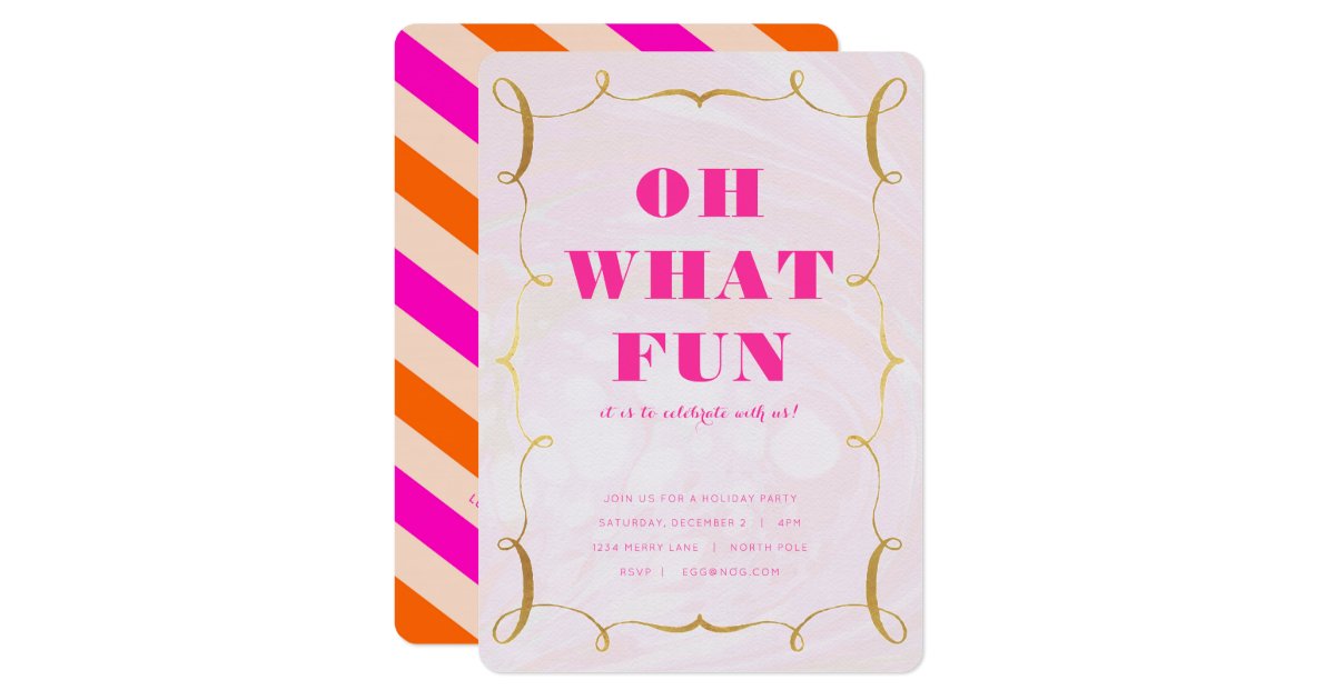 Chic Holiday Party Invitation | Zazzle.com
