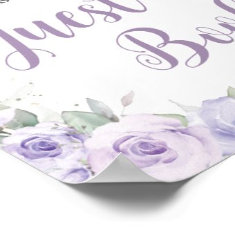 Chic Lavender Purple Floral Quinceañera Guest Book | Zazzle