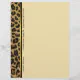Chic Leopard Print Custom Letterhead Stationery | Zazzle