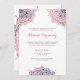 Chic Mandala Mehndi Ceremony Wedding Invitation | Zazzle