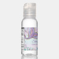 Chic Mermaid Tail Under the Sea Baby Shower Favor Hand Sanitizer | Zazzle