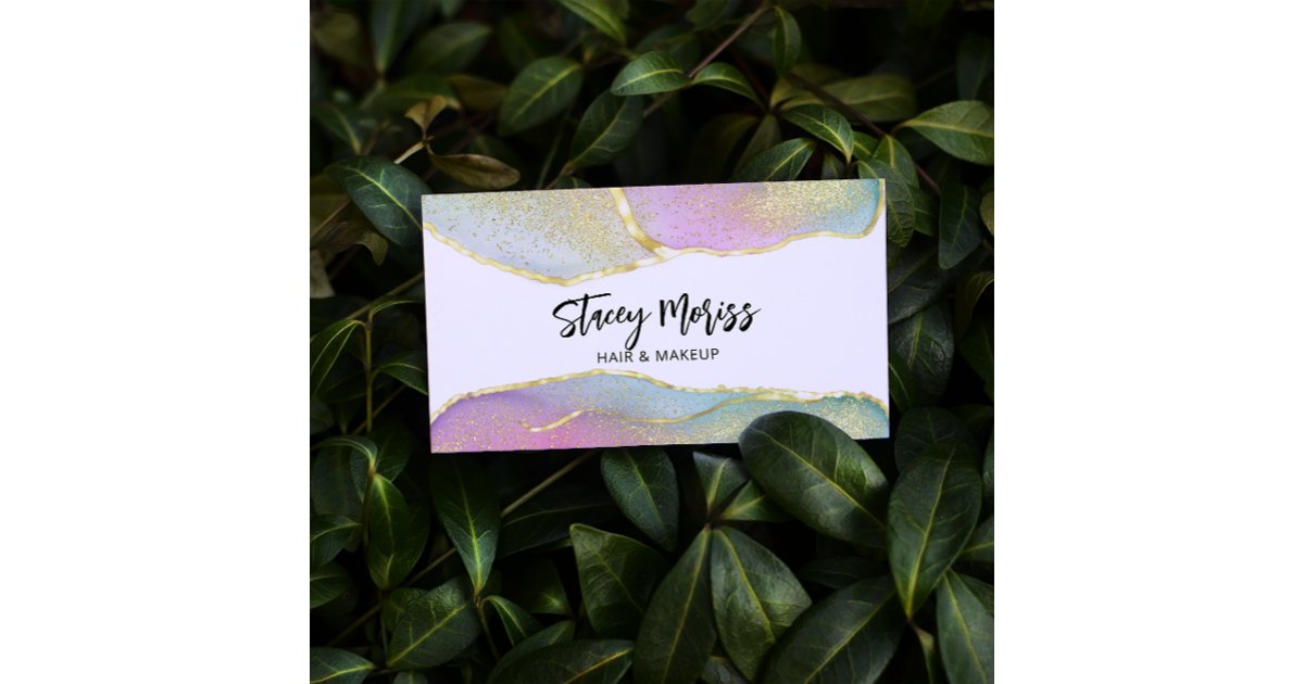 Chic Modern Bright Trendy Gold Colorful QR Code Bu Business Card | Zazzle