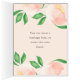 Chic Peach Blush Watercolor Floral Happy Birthday Card | Zazzle