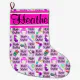 CHIC PERSONALIZED HAIR STYLIST CHRISTMAS STOCKING | Zazzle