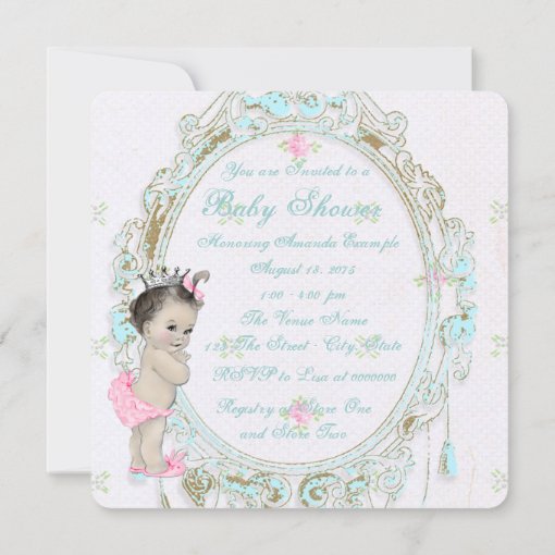 Chic Pink Baby Shower Invitation | Zazzle