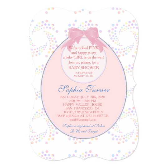 Ready to Pop Pink Balloon Girl Baby Shower Invite | Zazzle.com