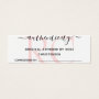 Chic Pink Monogram Certificate of Authenticity | Zazzle