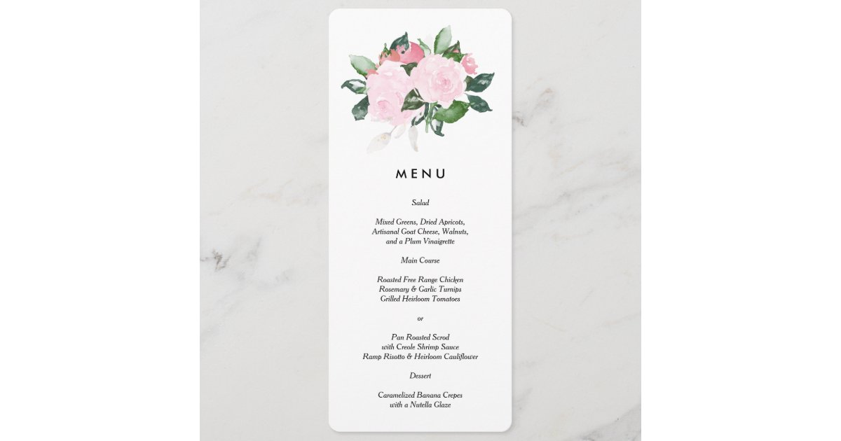 Chic Romance | Menu | Zazzle