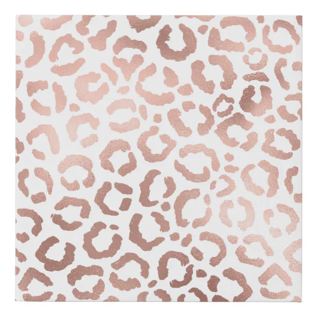 Chic Rose Gold Leopard Cheetah Animal Print | Zazzle