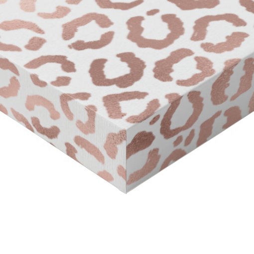 Chic Rose Gold Leopard Cheetah Animal Print | Zazzle