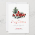 Chic Santa Claus Vintage Festive Merry Christmas Holiday Card | Zazzle