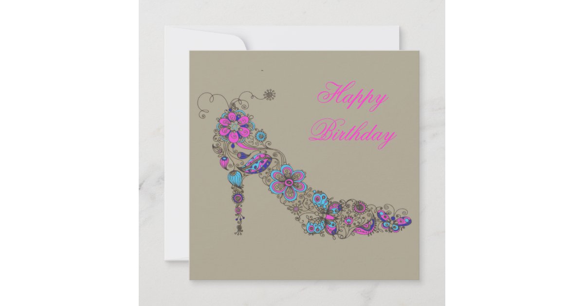 Chic Shoe ~ Invitations | Zazzle