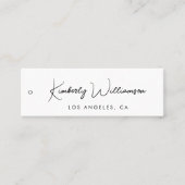 Chic Signature Script Hang Tag | Zazzle