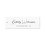 Chic Signature Script Hang Tag | Zazzle