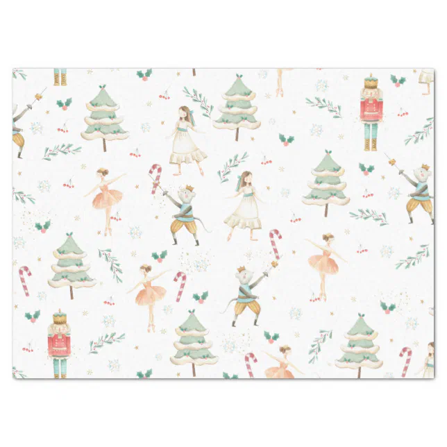 Chic The Nutcracker Christmas Ballet Decoupage Tissue Paper | Zazzle