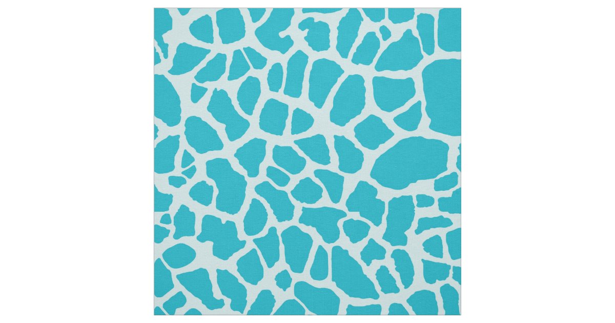 blue giraffe pattern
