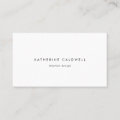 Chic Typography Business Card | Zazzle