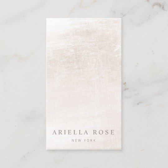 Chic Vintage Ivory White Marble Business Card | Zazzle.com