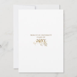 Chic White and Gold Starry Night Graduation Party Invitation | Zazzle