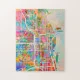 Chicago City Street Map Jigsaw Puzzle | Zazzle