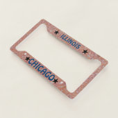 Chicago Custom License Plate Frame | Zazzle