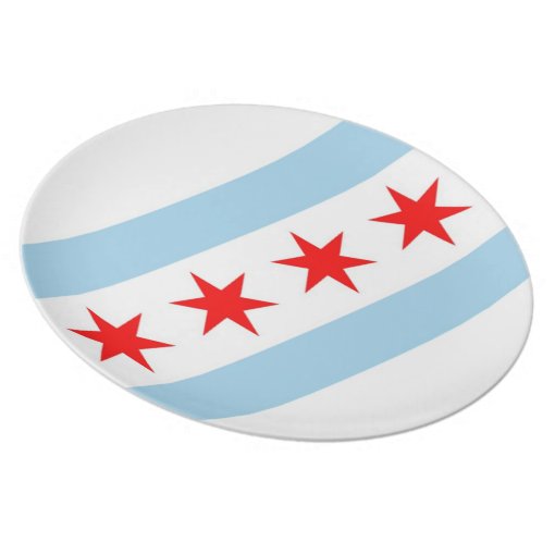 Chicago Flag, Illinois State Plate | Zazzle